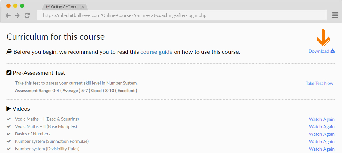Course Guide & Notifications